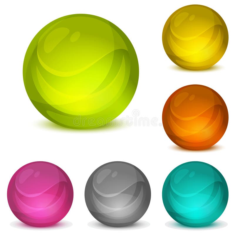 Crystal Ball stock vector. Illustration of purple, isolated - 8419260