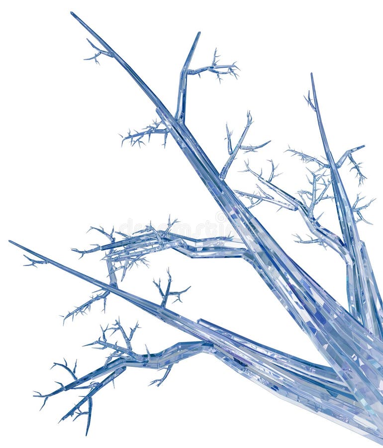 Crystal Branch ilustração stock. Ilustração de canto - 89672054