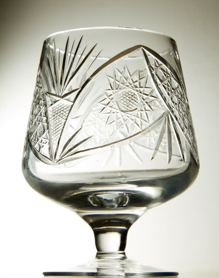 Crystal brandy glass stock photo. Image of decorative - 17582900