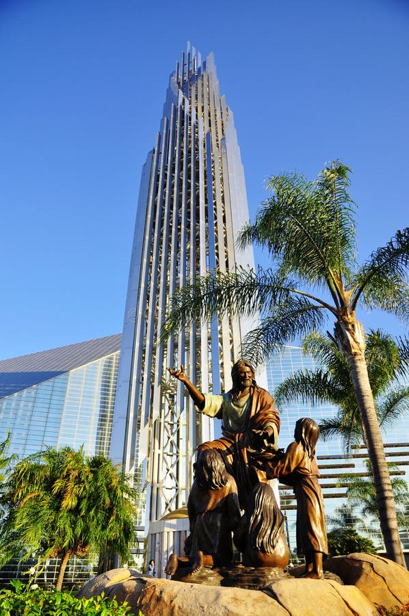 The Crystal Cathedral stock photo. Image of jesus, sacred - 20619382