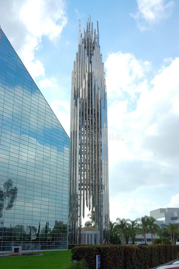 Crystal Cathedral stock photo. Image of worship, blue, mirror - 31044