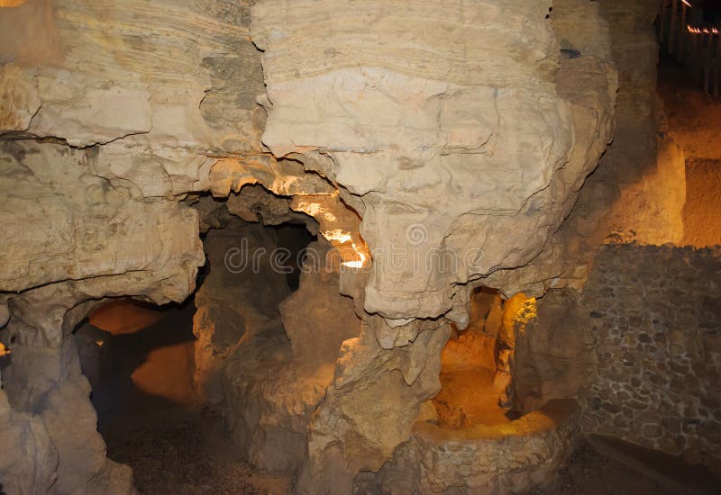 Crystal Cave horizontal stock image. Image of crystal - 97914581