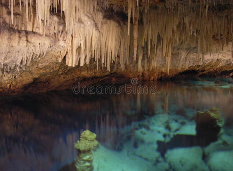Natural Bridge Waterfall stock photo. Image of cave, cascade - 134316
