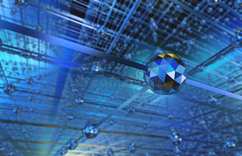 Crystal cell stock illustration. Illustration of white - 83008342