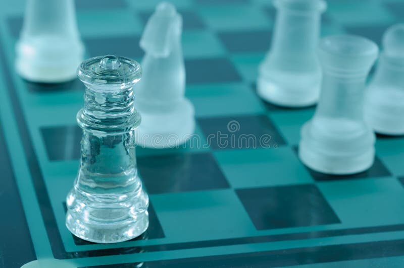 Crystal chess stock image. Image of objects, macro, power - 30393243