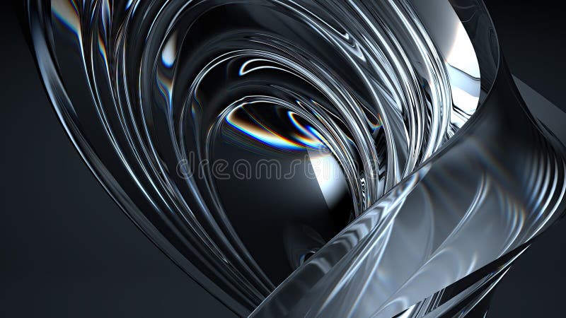 Crystal Chic Calm Elegant Modern 3D Rendering Abstract Background with ...