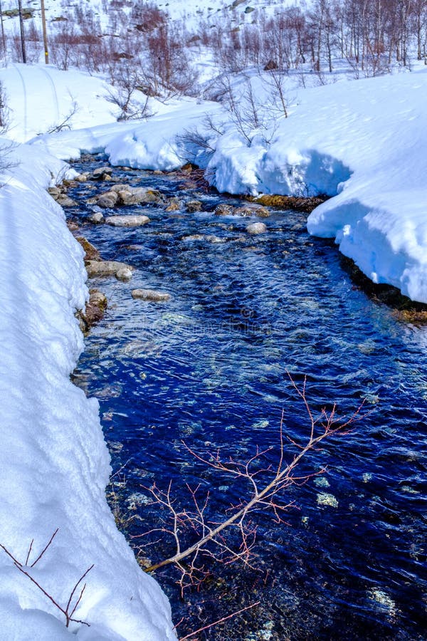 Crystal clean stream stock image. Image of crystal, snow - 92919179