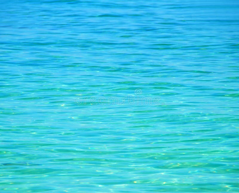 Crystal Clear Blue Sea stock image. Image of sparkle, soothing - 2130397