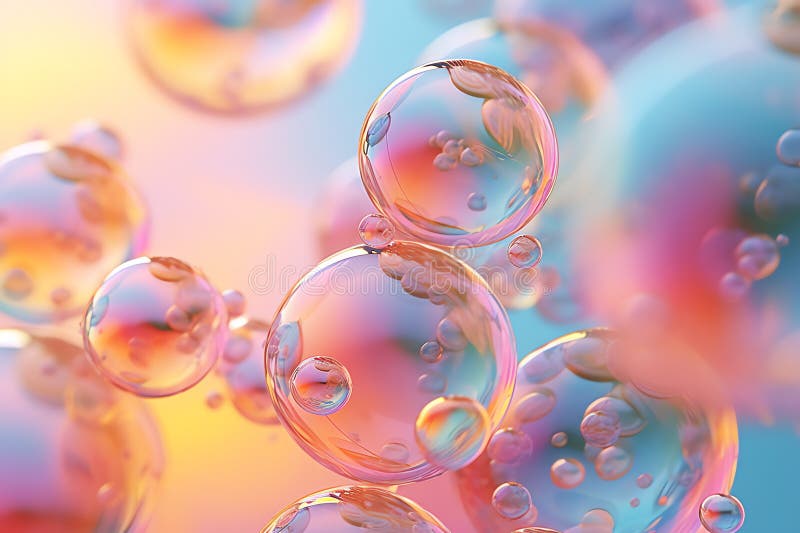 Crystal Clear bubbles stock illustration. Illustration of balloon ...