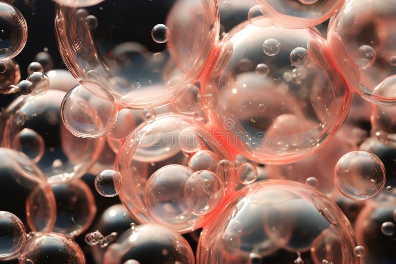 Crystal Clear bubbles stock illustration. Illustration of glitter ...