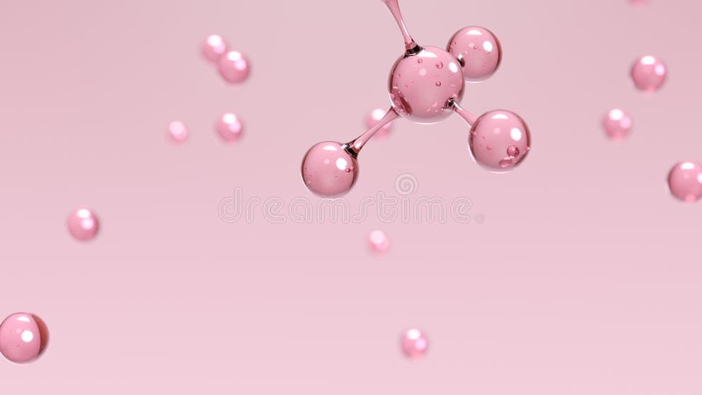 Crystal Clear 3D Molecular Structure Scientific Visualization Design 3D ...