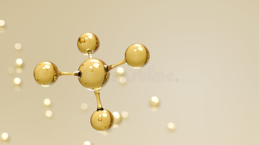 Crystal Clear 3D Molecular Structure Scientific Visualization Design 3D ...