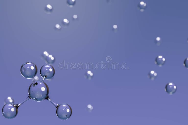 Crystal Clear 3D Molecular Structure Scientific Visualization Design 3D ...