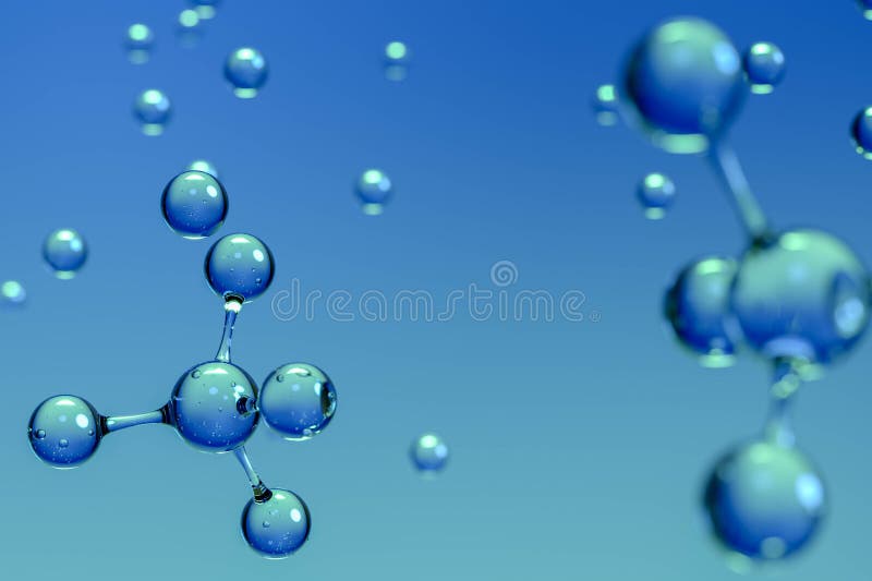 Crystal Clear 3D Molecular Structure Scientific Visualization Design 3D ...