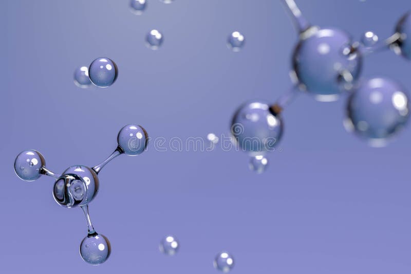 Crystal Clear 3D Molecular Structure Scientific Visualization Design 3D ...