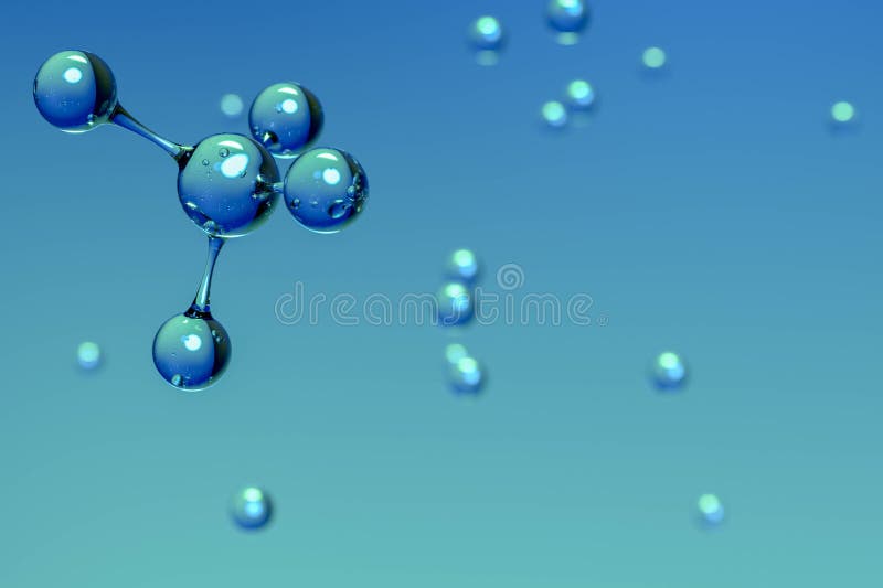 Crystal Clear 3D Molecular Structure Scientific Visualization Design 3D ...