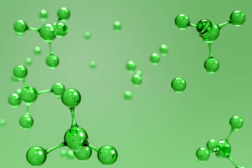 Crystal Clear 3D Molecular Structure Scientific Visualization Design 3D ...