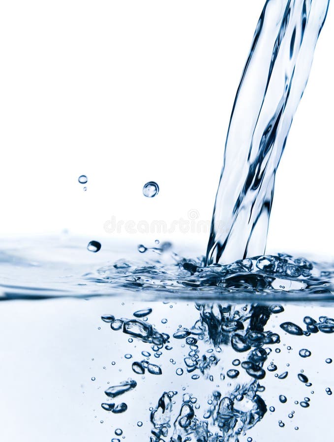 Crystal-clear Flowing Water Stock Photo - Image of ecology, background ...