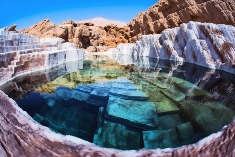 Crystal Clear Hot Spring Rocky Formation Stock Photos - Free & Royalty ...
