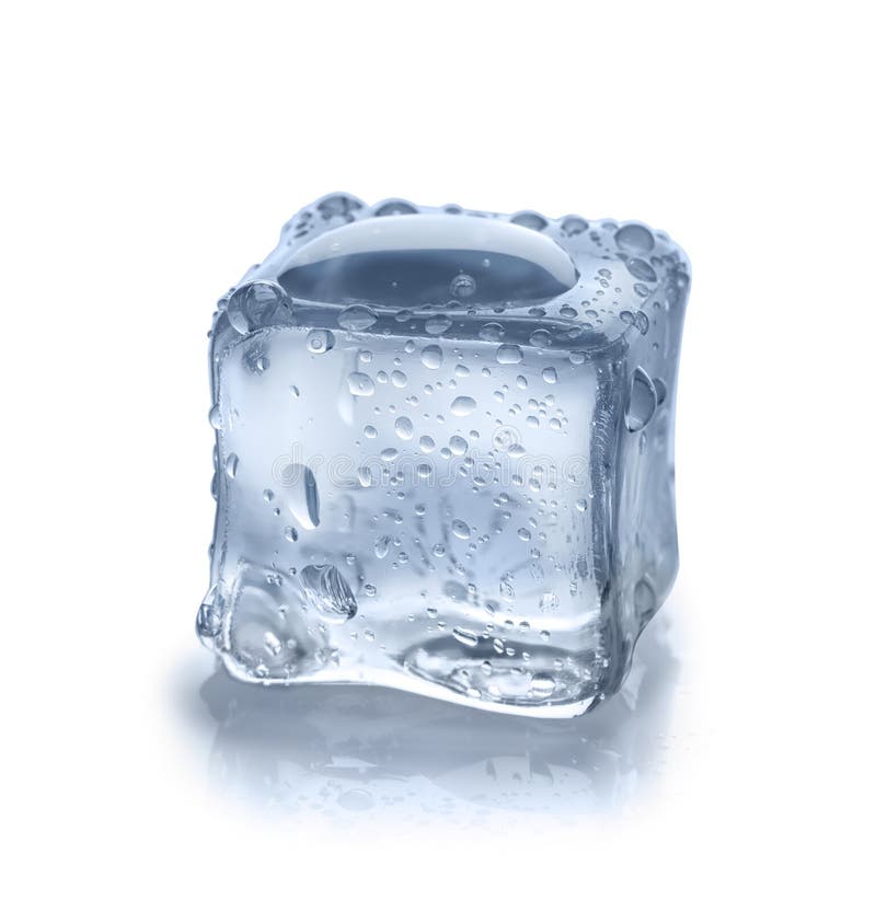 Crystal clear ice cube stock image. Image of frost, food - 139420231