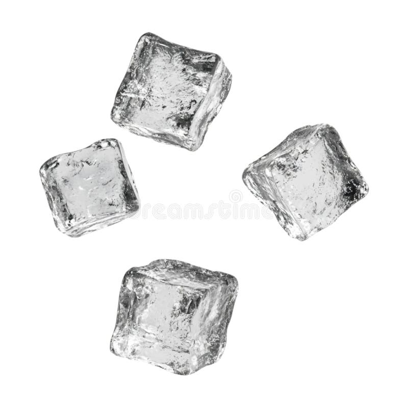 Crystal Clear Ice Cubes Perfect for Beverages Cool Backgrounds and ...
