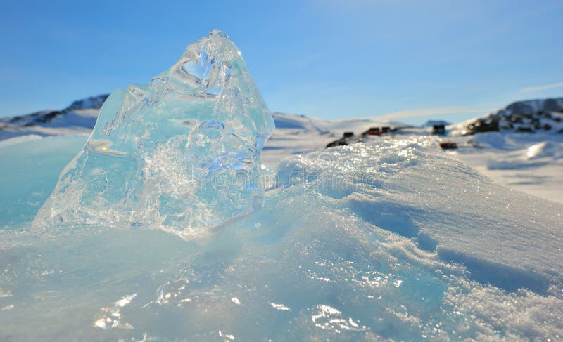 Crystal clear ice stock image. Image of iceberg, warming - 62388741