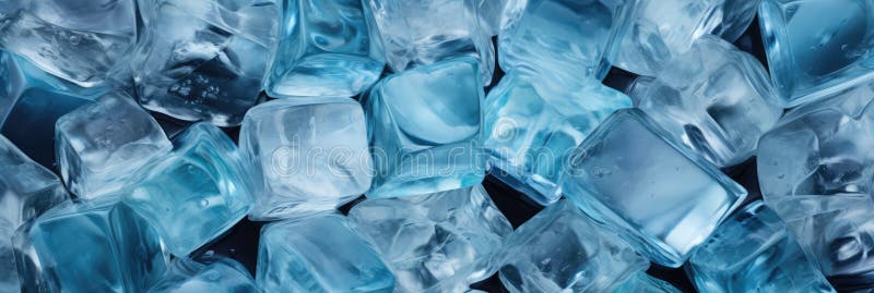 Crystal Clear Ice Texture with a Cold Touch Stock Illustration ...