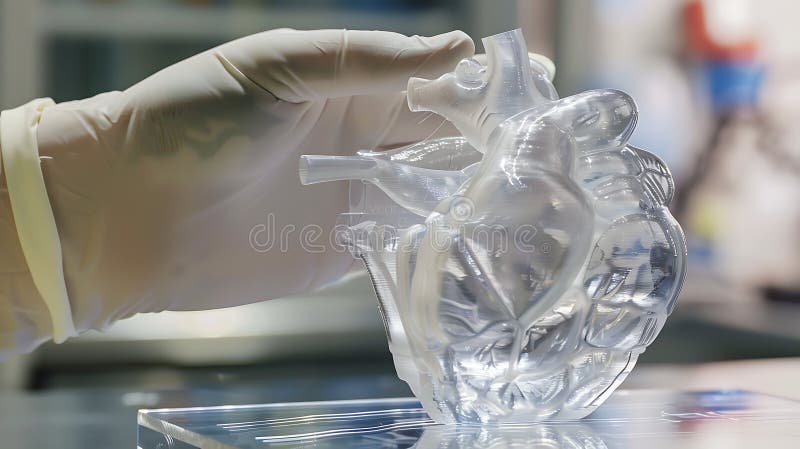 Crystal-clear Image of a 3D-printed Organ, Medical Breakthrough Stock ... Crystal-clear Image of a 3D-printed Organ, Medical Breakthrough Stock ...