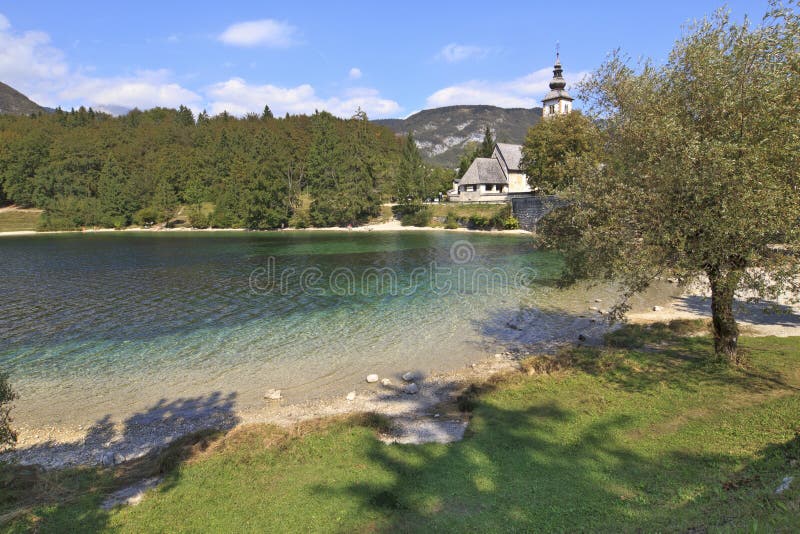 Crystal clear lake stock image. Image of slovenia, meadow - 24620433