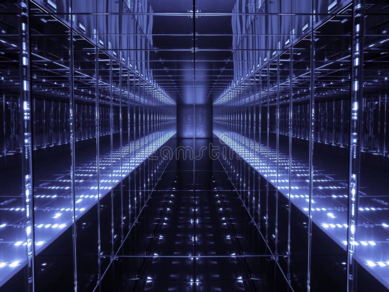 A Spacious Mirror Maze with Infinite Reflections, Illuminated by Subtle ...