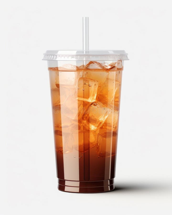 Crystal Clear: Reusable Plastic Cup and Straw for Refreshing Drinks ...
