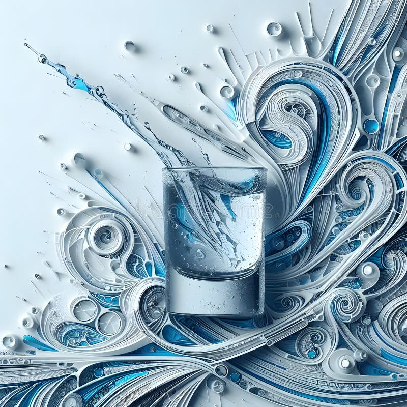 Crystal Clear Splash with Dynamic Water Pattern and Sophisticated ...