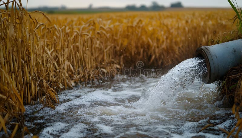 Crystal Clear Sweet and Healthy Water is Washed Down by a Heavy Diesel ...