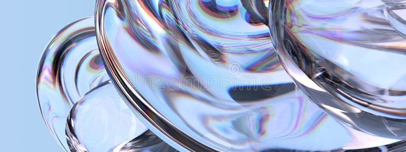 Crystal Clear Transparent Glass, Water-like Elegant and Modern 3D ...