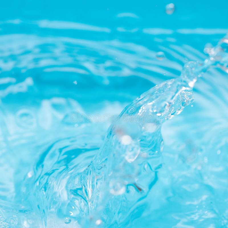 Crystal Clear, Turquoise Water Square Background Using for Beauty ...