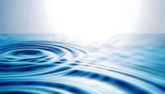 Crystal Clear Water Ripples Stock Illustration - Illustration of ocean ...