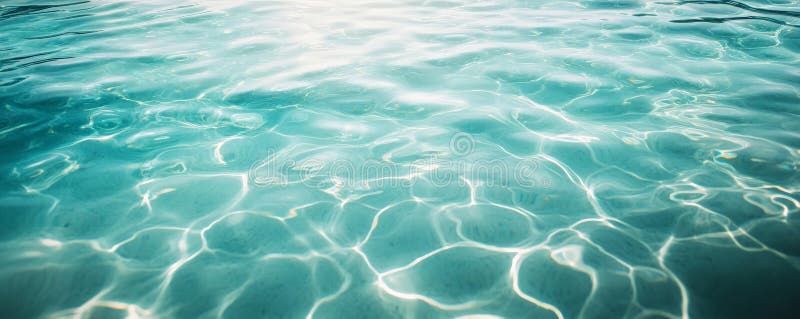 Crystal Clear Water with Soft, Concentric Ripples Expanding Across the ...