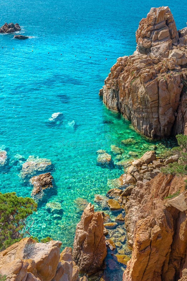 Li cossi beach in Sardinia stock image. Image of island - 203444839
