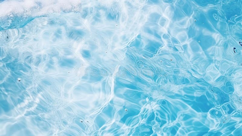 Crystal Clear Waters: a Serene Pool Perspective Top View - AI Generated ...