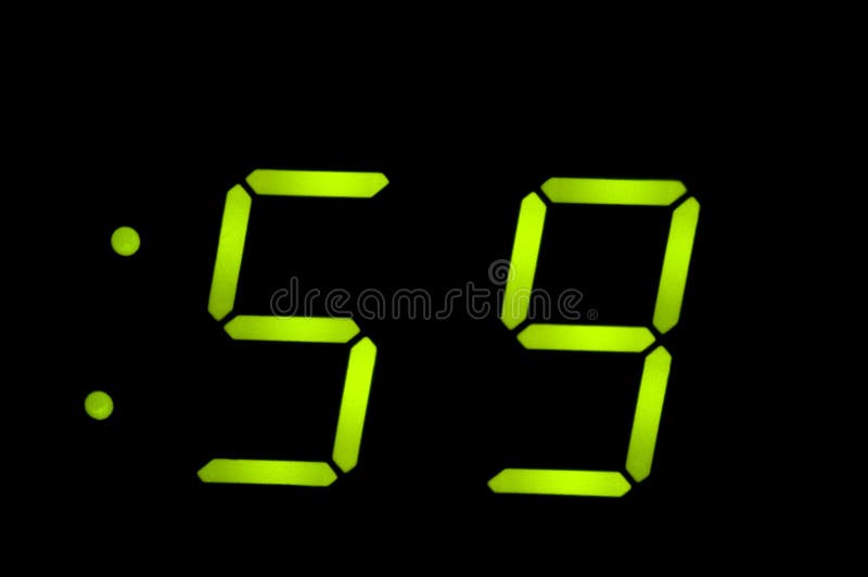 Crystal clock stock image. Image of electronic, clock - 6266149