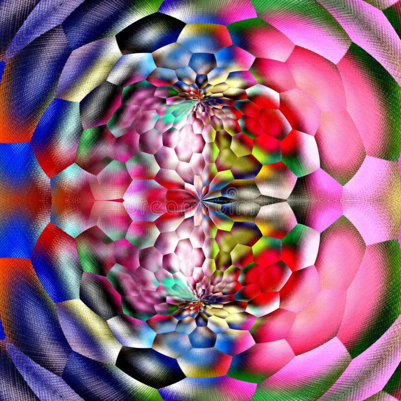 Crystal Colors Abstract Background Shapes and Blurs Stock Illustration ...