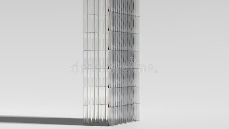 Crystal and Concrete Floor with Wall with Simple Architecture and Clean ...