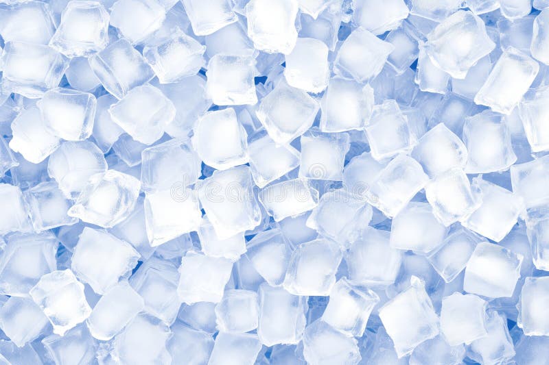 Crystal Cool a Close-Up of Scattered Ice Cubes Stock Photo - Image of ...