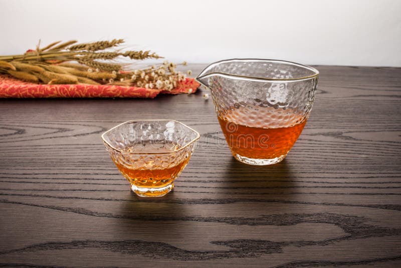Crystal Cup, Tea Cup and Tea Set Stock Image - Image of glass ...