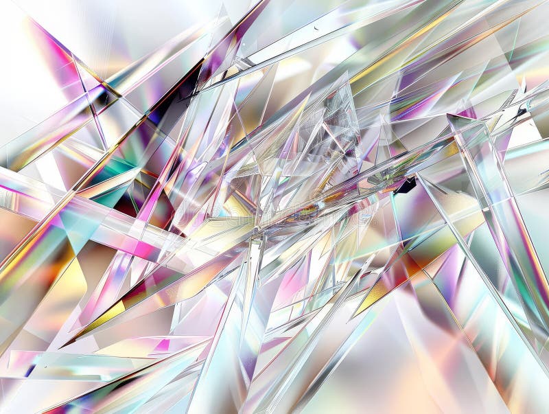 Crystal Displays a Spectrum of Colorful, Abstract Shapes with Elegance ...