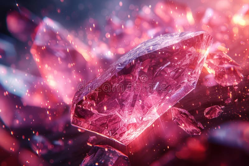 Crystal Distortion: Abstract 3D Animation of a Looping Distorted ...