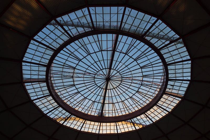 Crystal Dome stock photo. Image of steel, architecture - 85629856