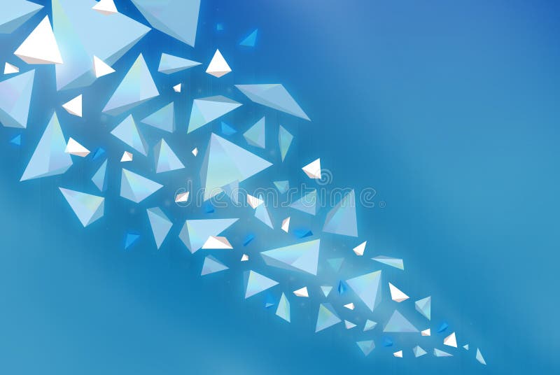 Crystal explosion, blast stock illustration. Illustration of abstract ...