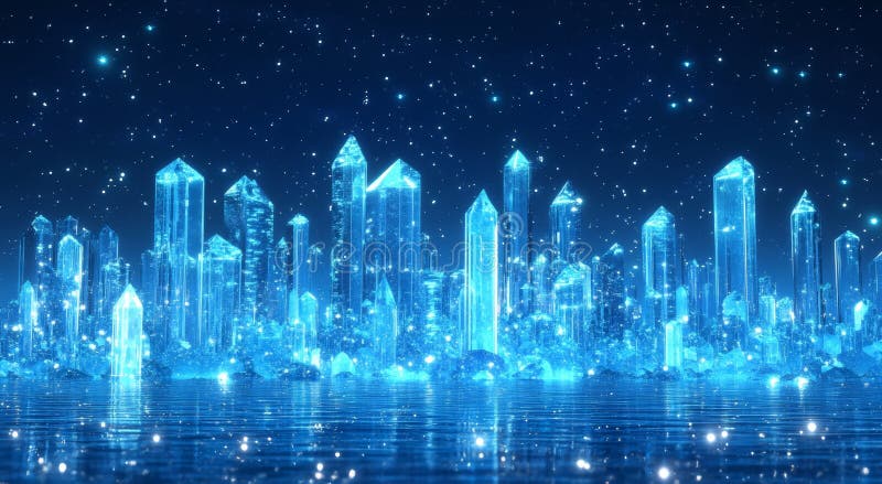 Crystal Fantasy: a Captivating Scene Reveals a Sparkling Array of ...