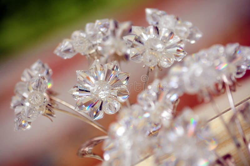 Crystal flowers stock image. Image of bunch, precious - 35854285
